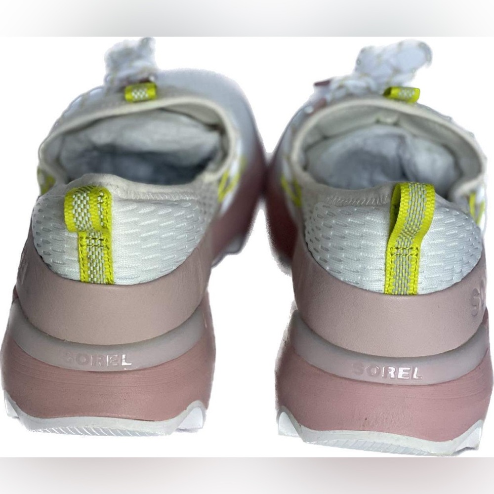 Sorel White & Eraser Pink Kinetic Impact Lace Leather… - Gem